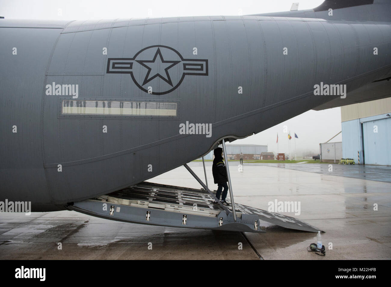 Families of U.S. Airmen with the 424th Air Base Squadron, and of U.S ...