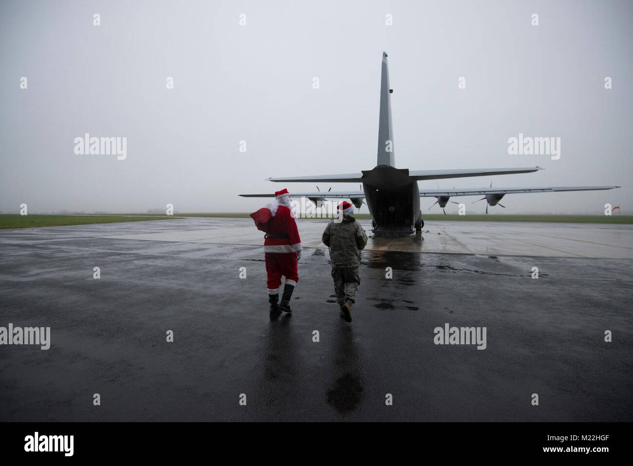 Families of U.S. Airmen with the 424th Air Base Squadron, and of U.S ...