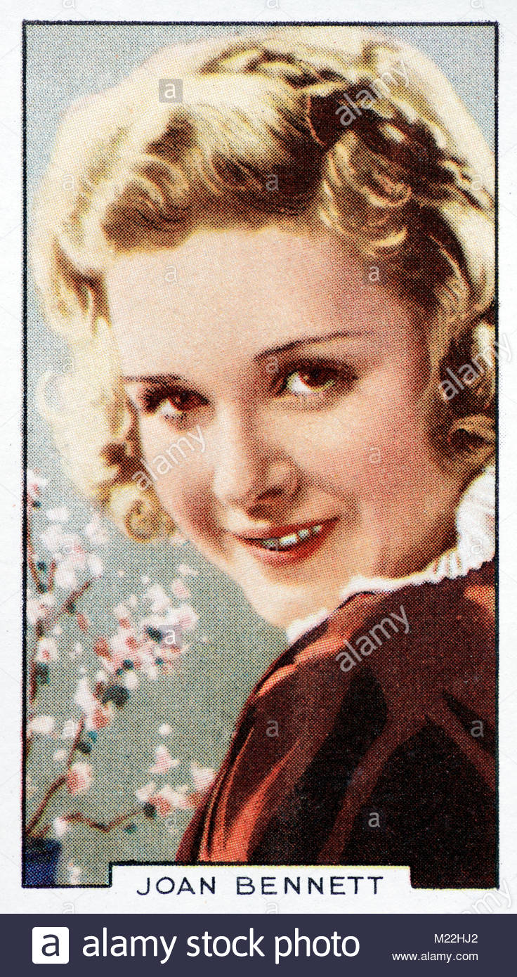 American Actress Joan Bennett portrait 1910 – 1990 Stock Photo - Alamy