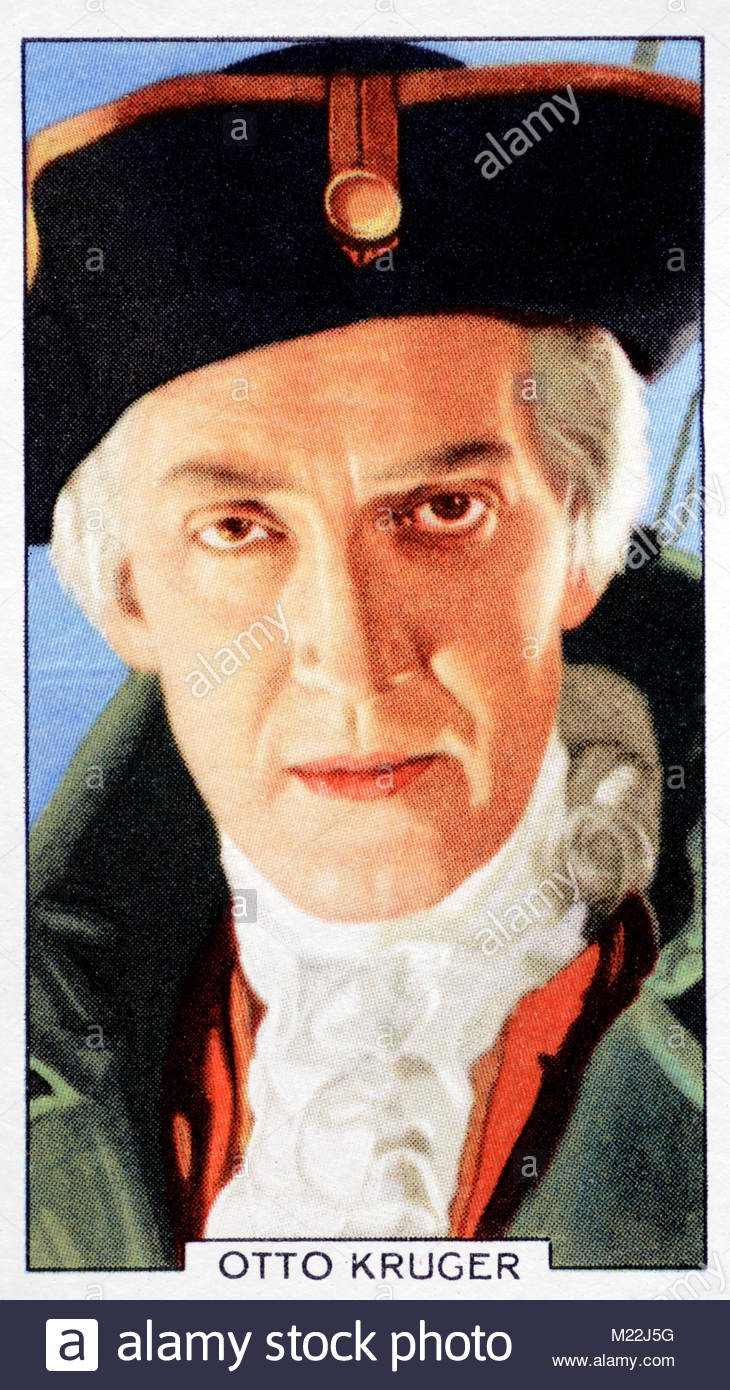 American Actor Otto Kruger 1885 – 1974 Stock Photo - Alamy