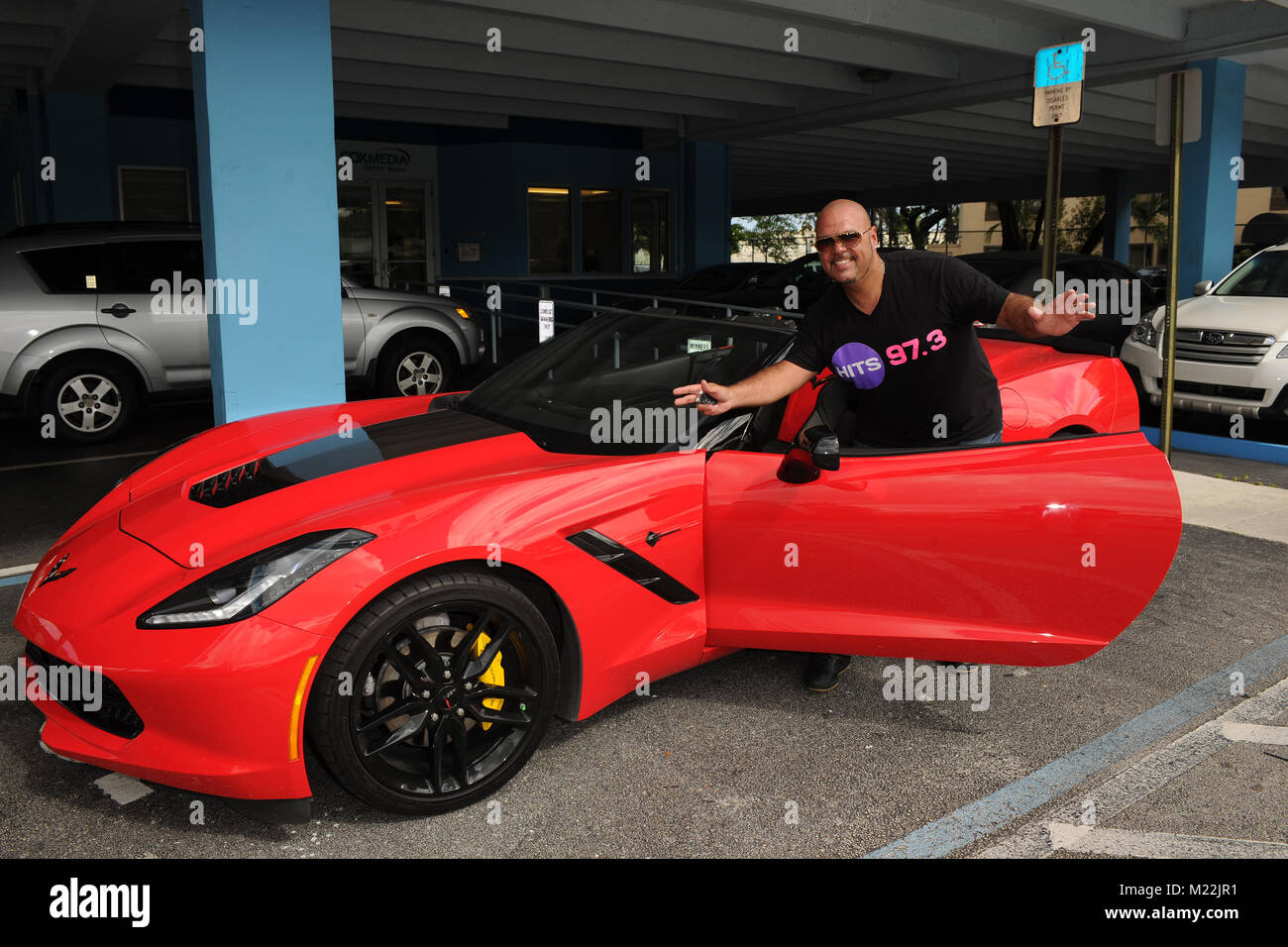 HOLLYWOOD, FL - APRIL 11: DJ Laz visits radio station Hits 97.3 on ...