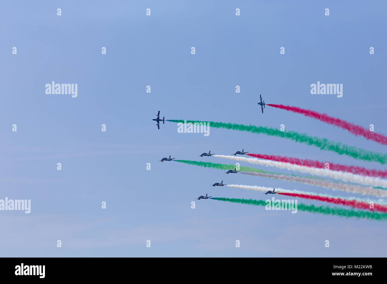 Frecce Tricolori (Tricolour Arrows) - Italian acrobatic aircraft team ...