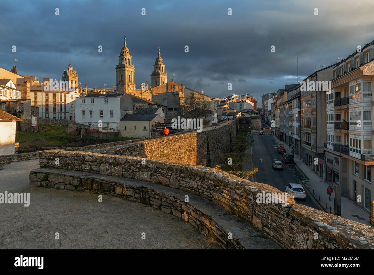 Lugo city walls hi-res stock photography and images - Alamy