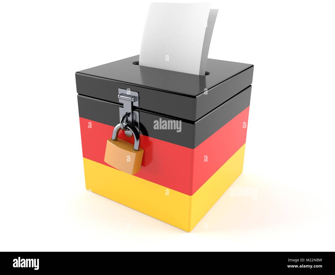 German referendum concept isolated on white background Stock Photo - Alamy