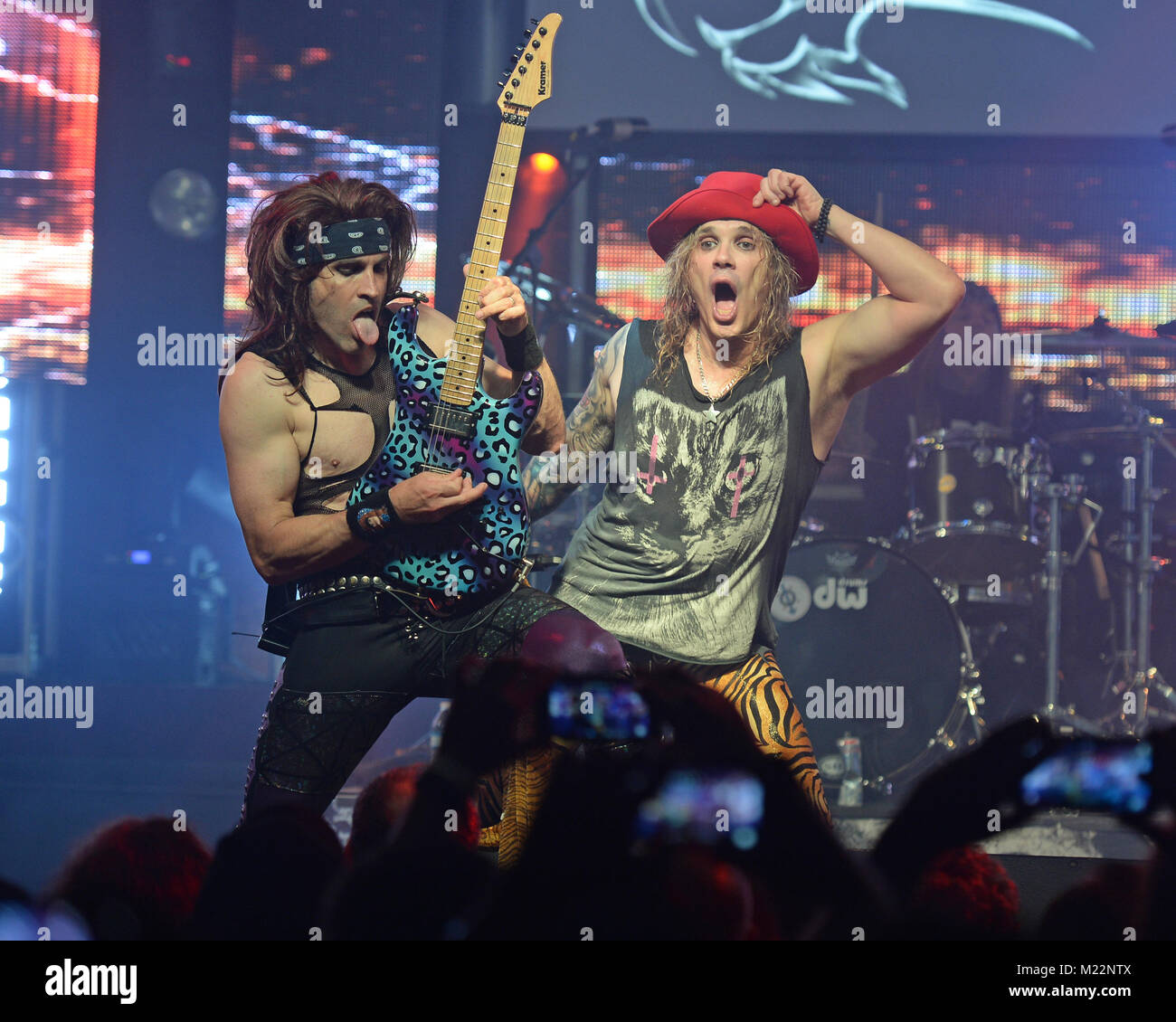 FORT LAUDERDALE, FL - MARCH 14: Michael Starr, Satchel of Steel Panther ...