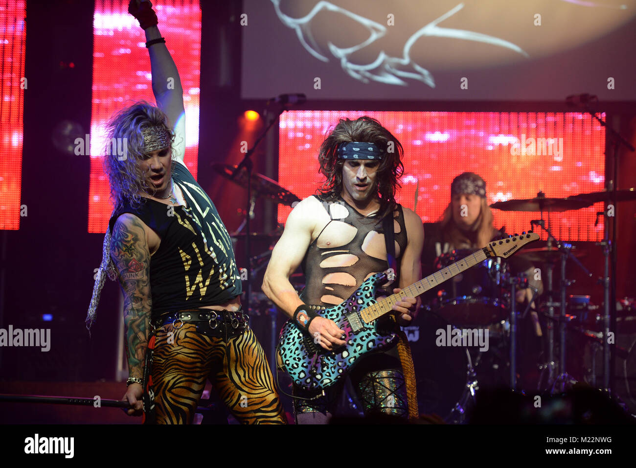 FORT LAUDERDALE, FL - MARCH 14: Michael Starr, Satchel of Steel Panther ...