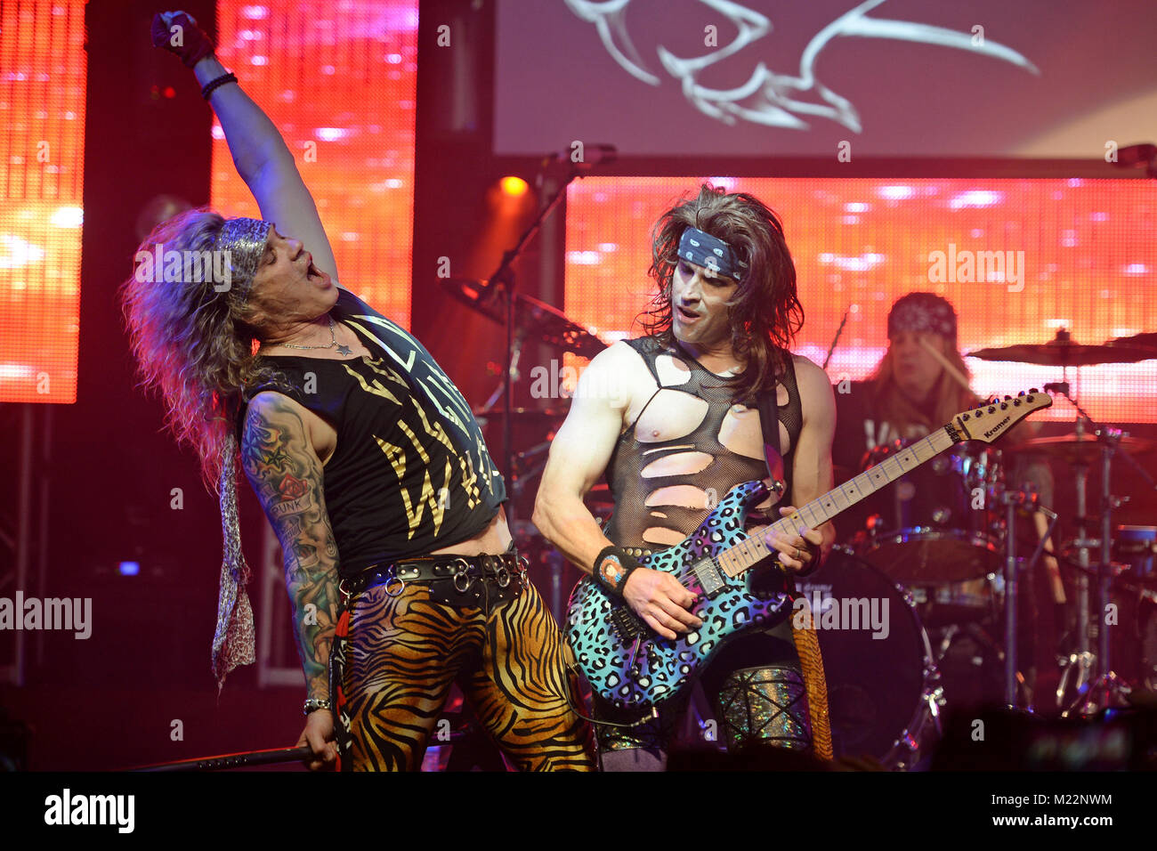FORT LAUDERDALE, FL - MARCH 14: Michael Starr, Satchel of Steel Panther ...