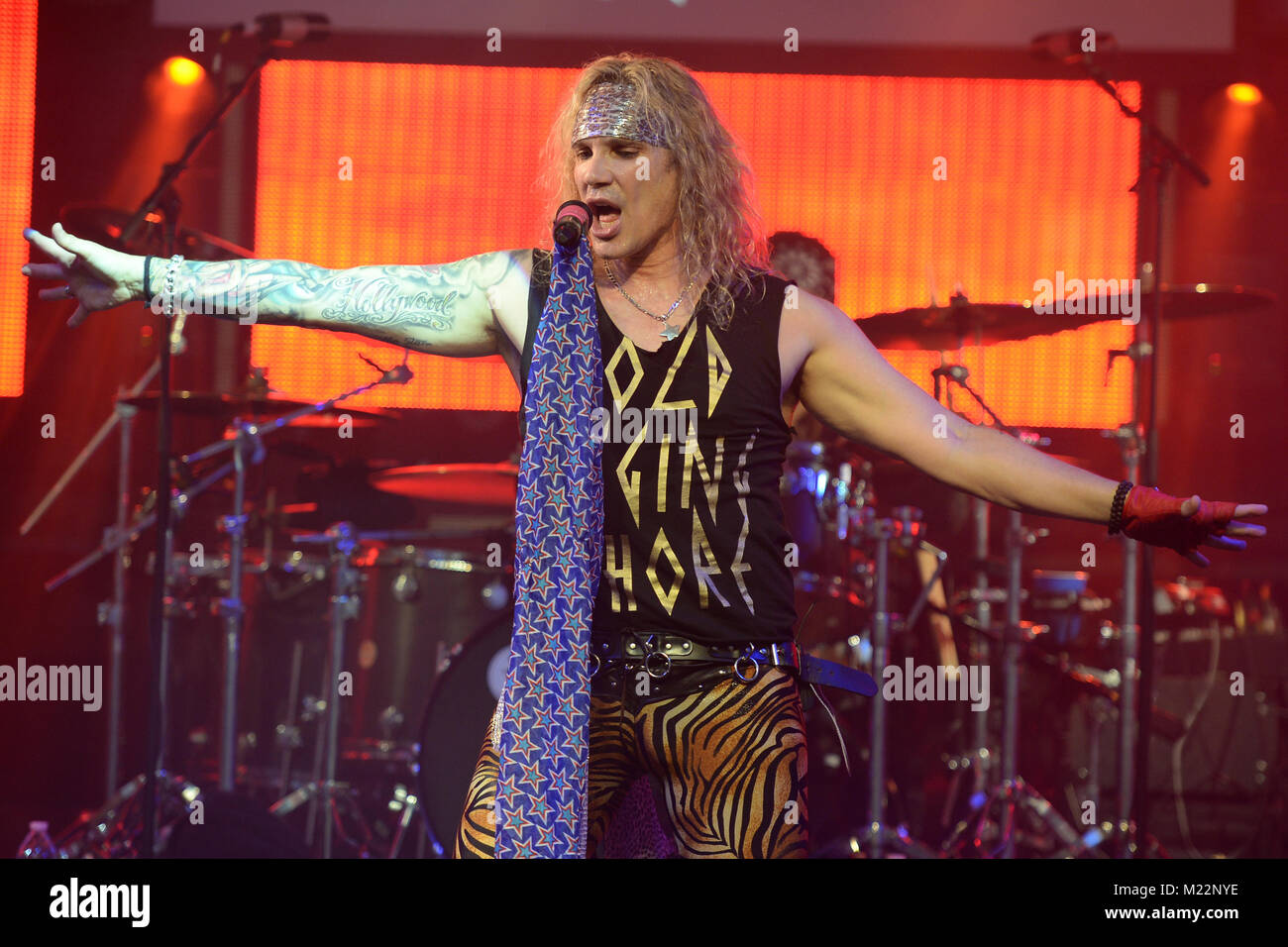 FORT LAUDERDALE, FL - MARCH 14: Michael Starr of Steel Panther performs ...