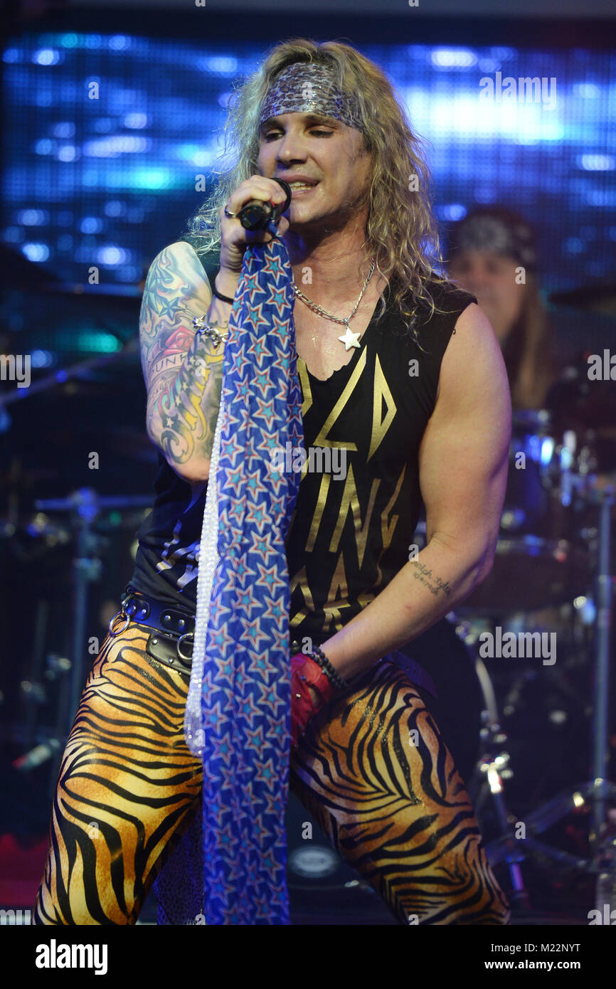 FORT LAUDERDALE, FL - MARCH 14: Michael Starr of Steel Panther performs ...