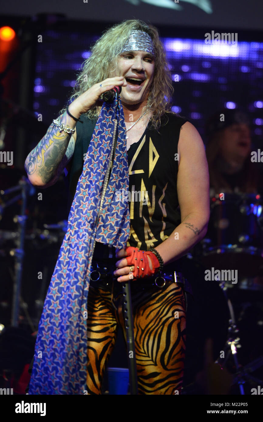 FORT LAUDERDALE, FL - MARCH 14: Michael Starr of Steel Panther performs ...