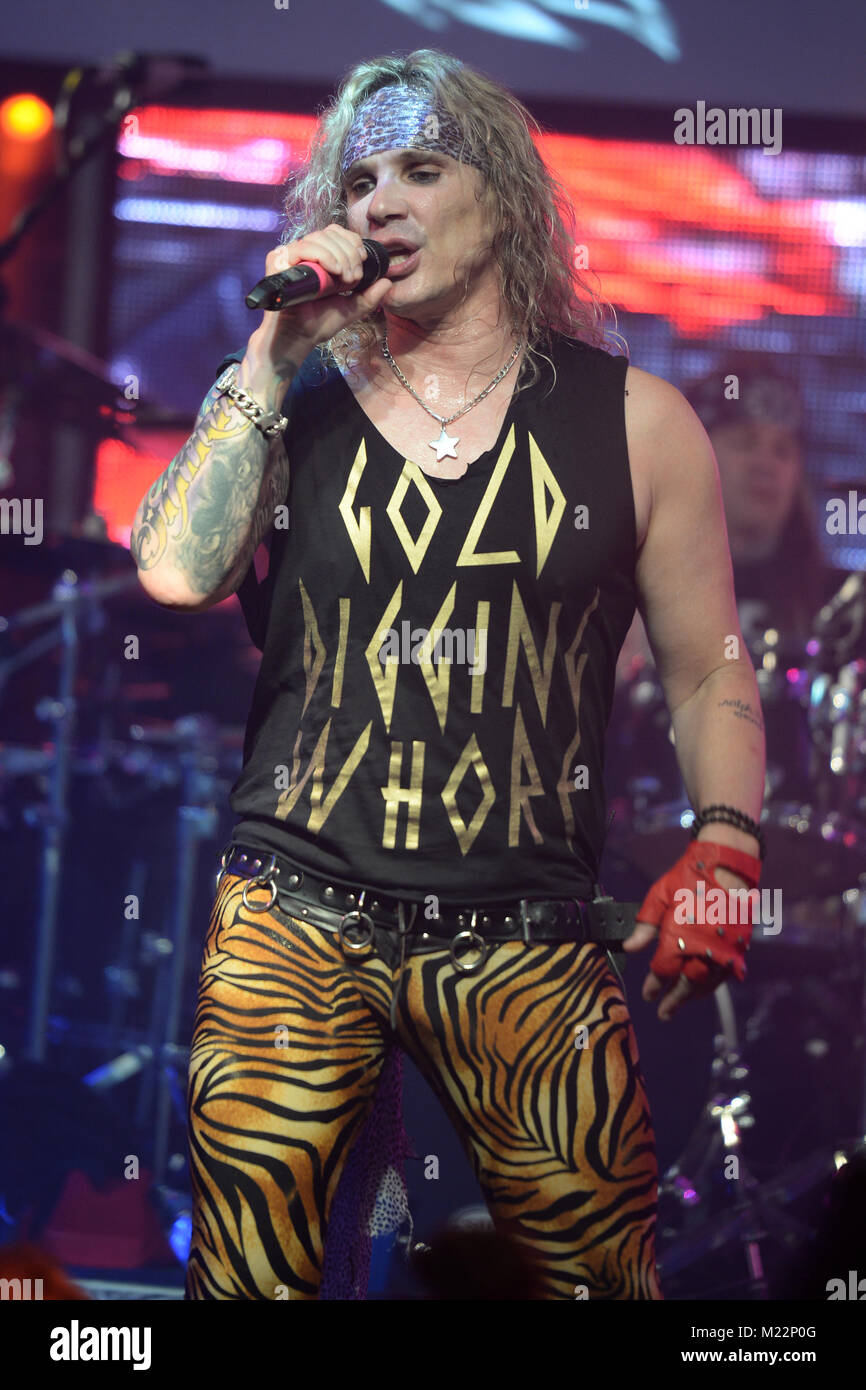 FORT LAUDERDALE, FL - MARCH 14: Michael Starr of Steel Panther performs ...