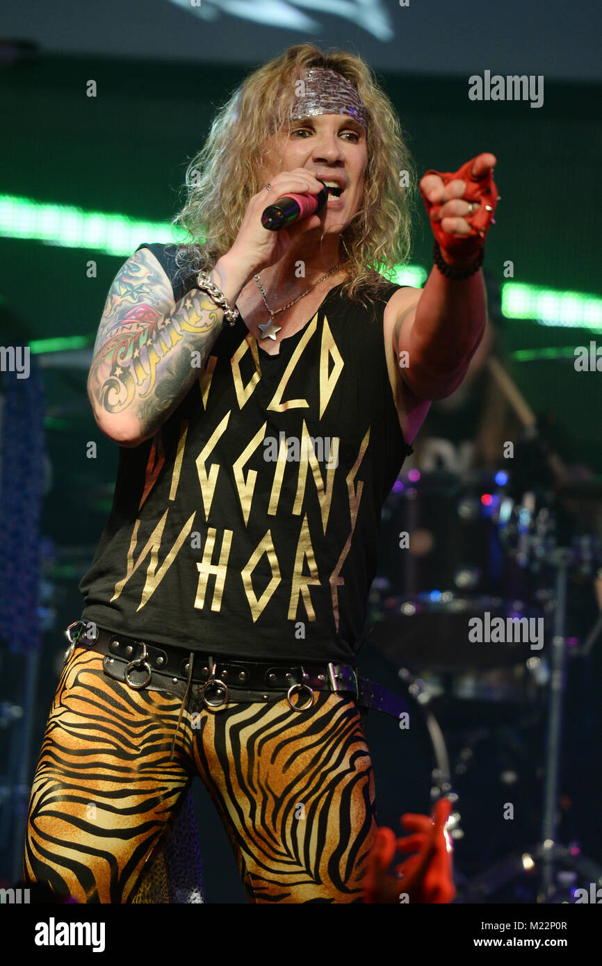 FORT LAUDERDALE, FL - MARCH 14: Michael Starr of Steel Panther performs at The Culture Room on ...