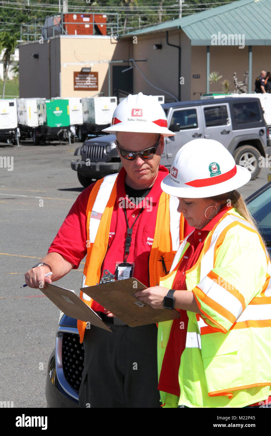 U.S. Army Corps of Engineers Tulsa District employees Patrick Anderson ...