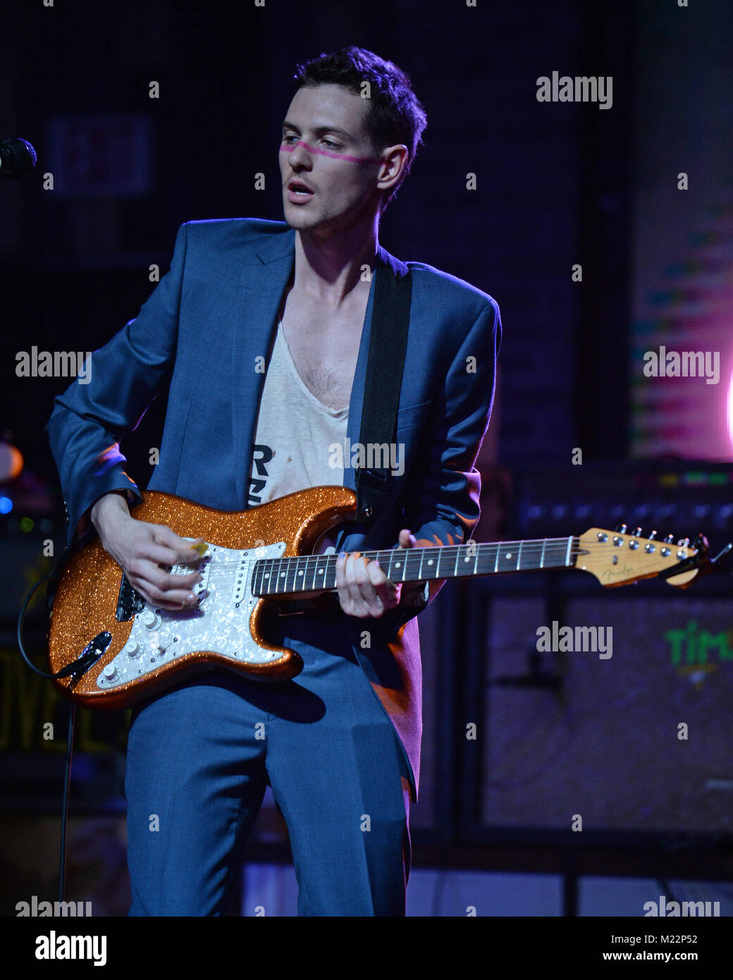 FORT LAUDERDALE, FL - MARCH 13: Matt Myers of Houndmouth pose for a ...