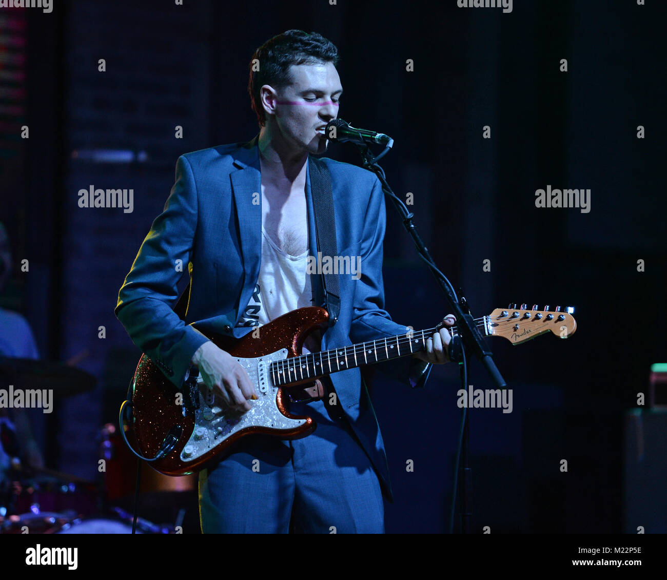 FORT LAUDERDALE, FL - MARCH 13: Matt Myers of Houndmouth pose for a ...