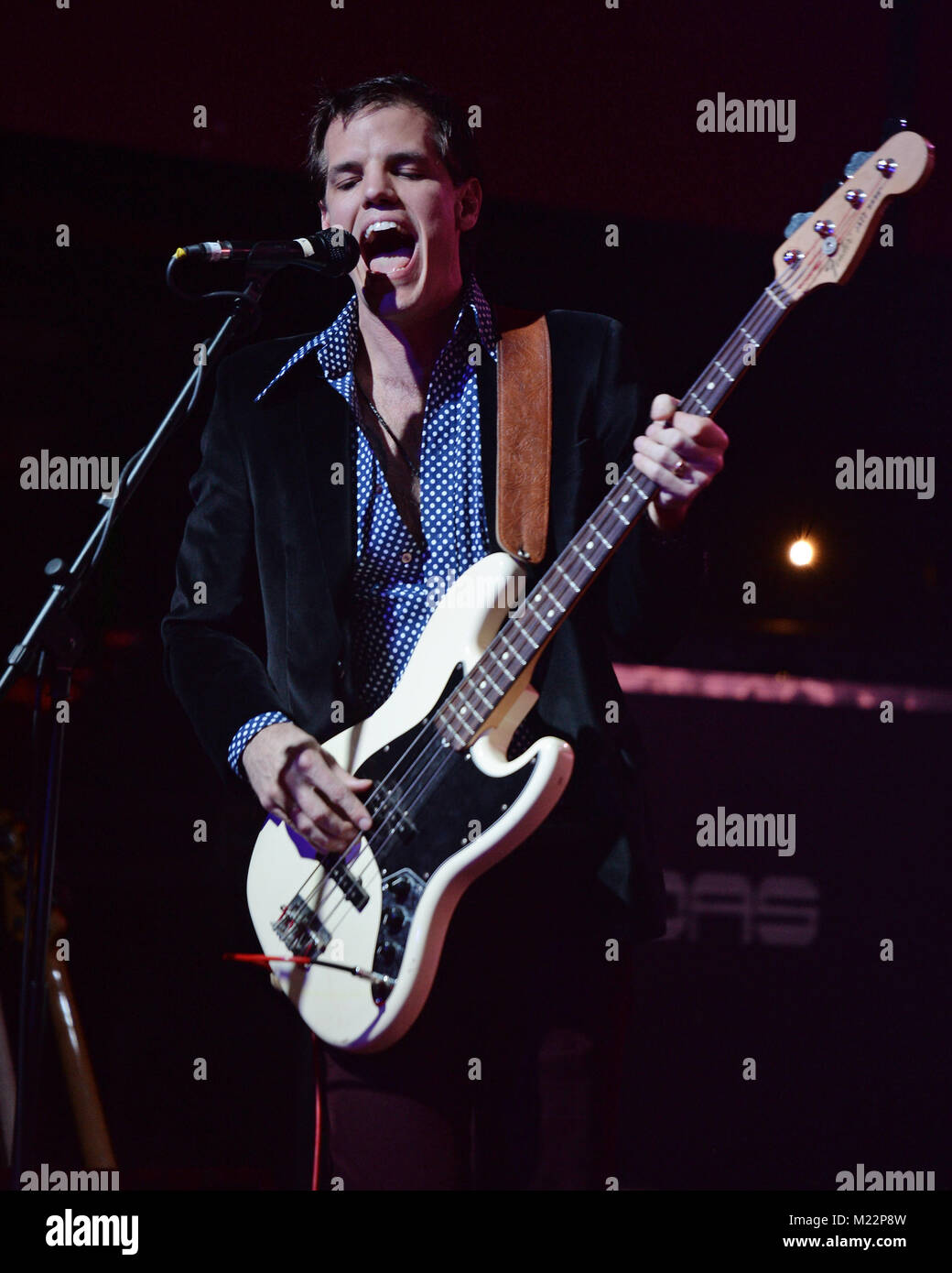 FORT LAUDERDALE, FL - MARCH 13: Zak Appleby of Houndmouth pose for a portrait at Revolution on ...