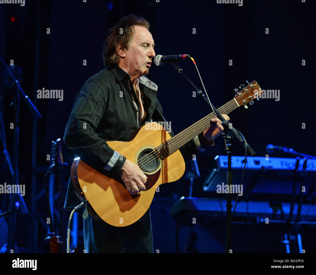 FORT LAUDERDALE, FL - March 14: Denny Laine performs at The Culture ...