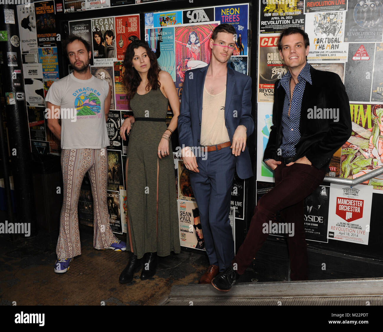 FORT LAUDERDALE, FL - MARCH 13: Shane Cody, Matt Myers, Katie Toupin ...