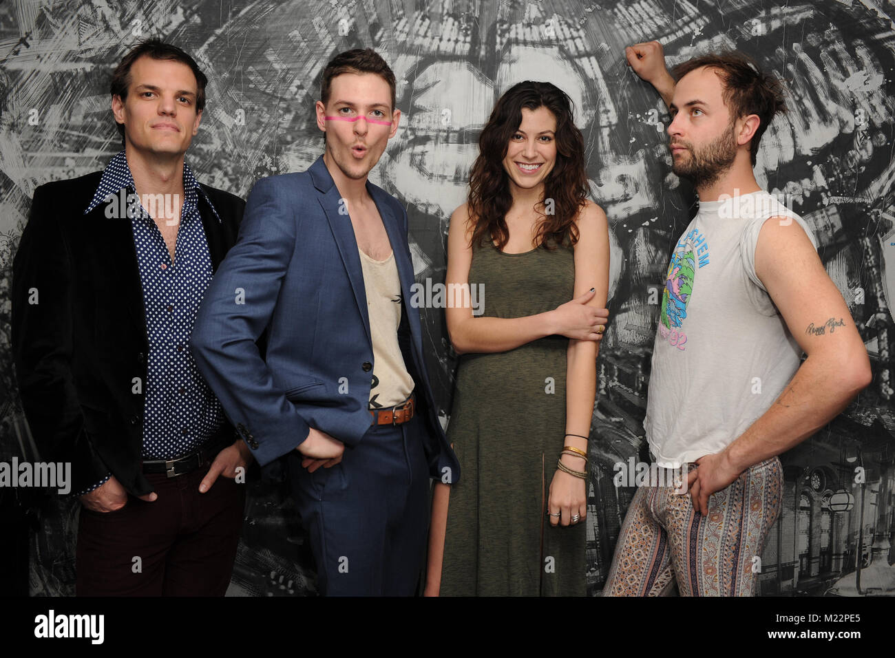 FORT LAUDERDALE, FL - MARCH 13: Shane Cody, Matt Myers, Katie Toupin and Zak Appleby of ...