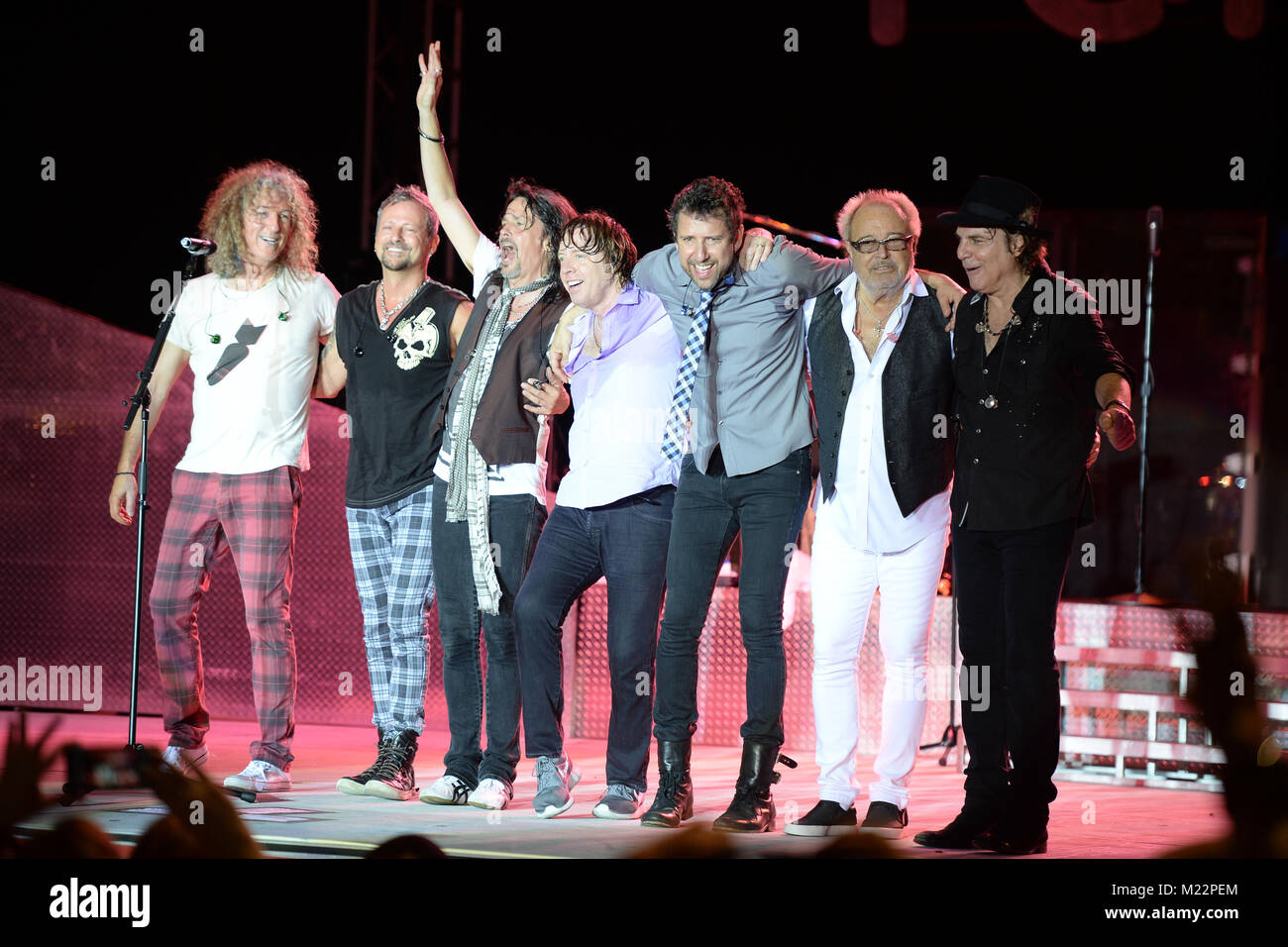 MIAMI, FL - MARCH 12: Bruce Watson, Chris Frazier, Kelly Hansen, Jeff ...