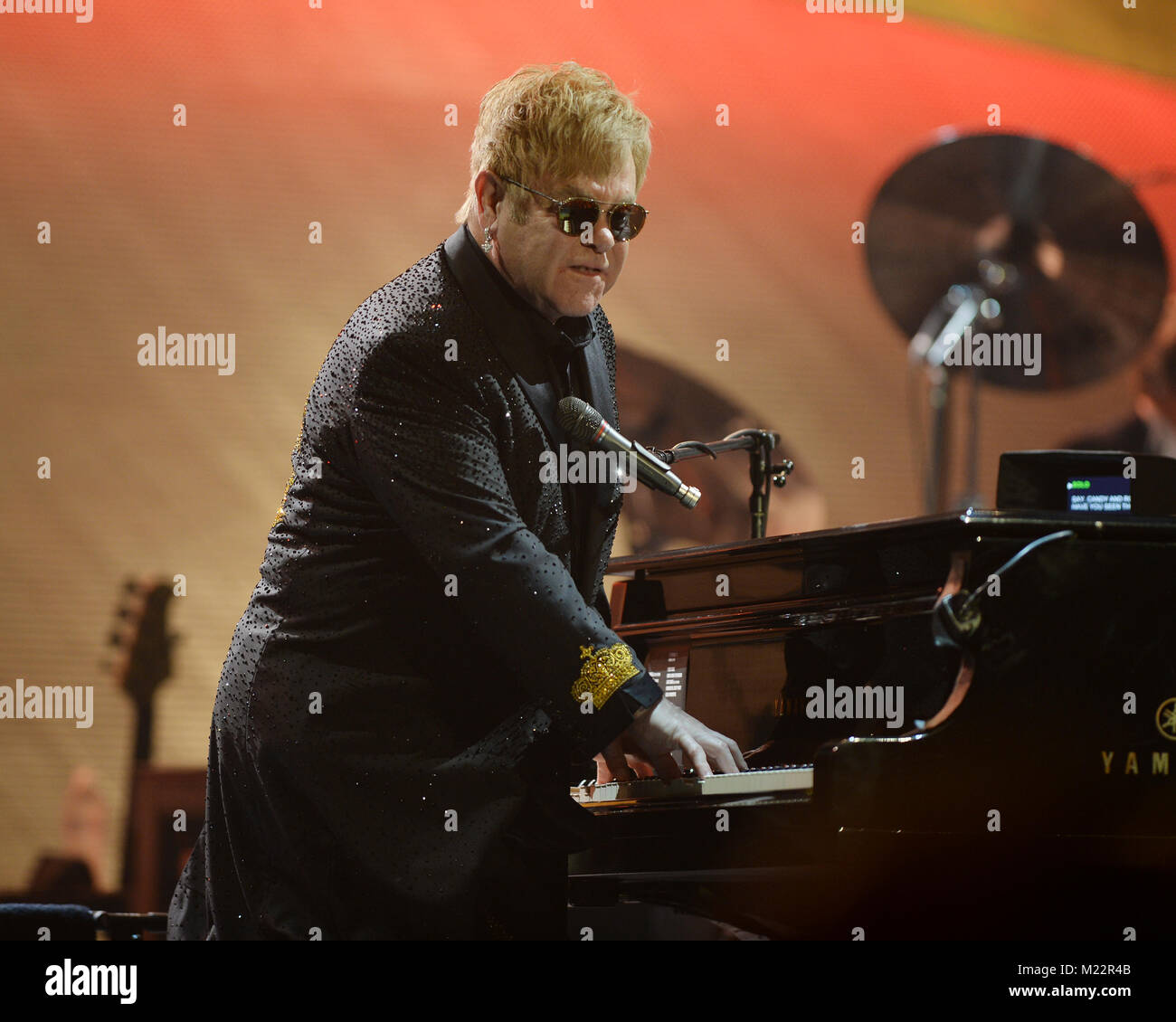 ESTERO FL - MARCH 09: Elton John performs on the Wonderful Crazy Night ...