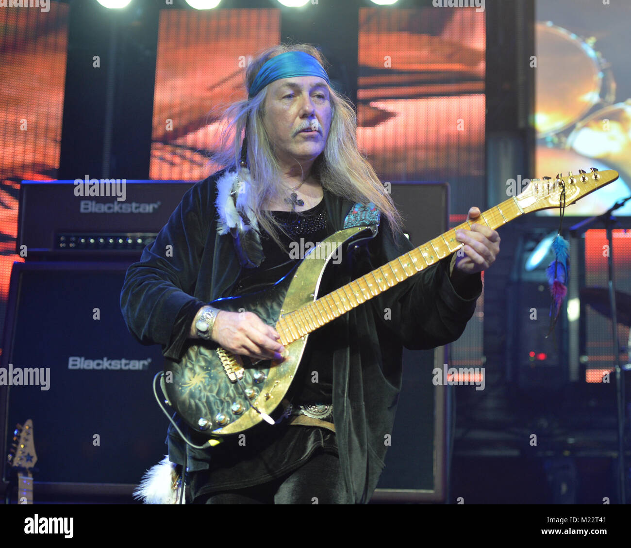 FORT LAUDERDALE, FL - FEBRUARY 26: Scorpions guitar player Uli Jon Roth ...