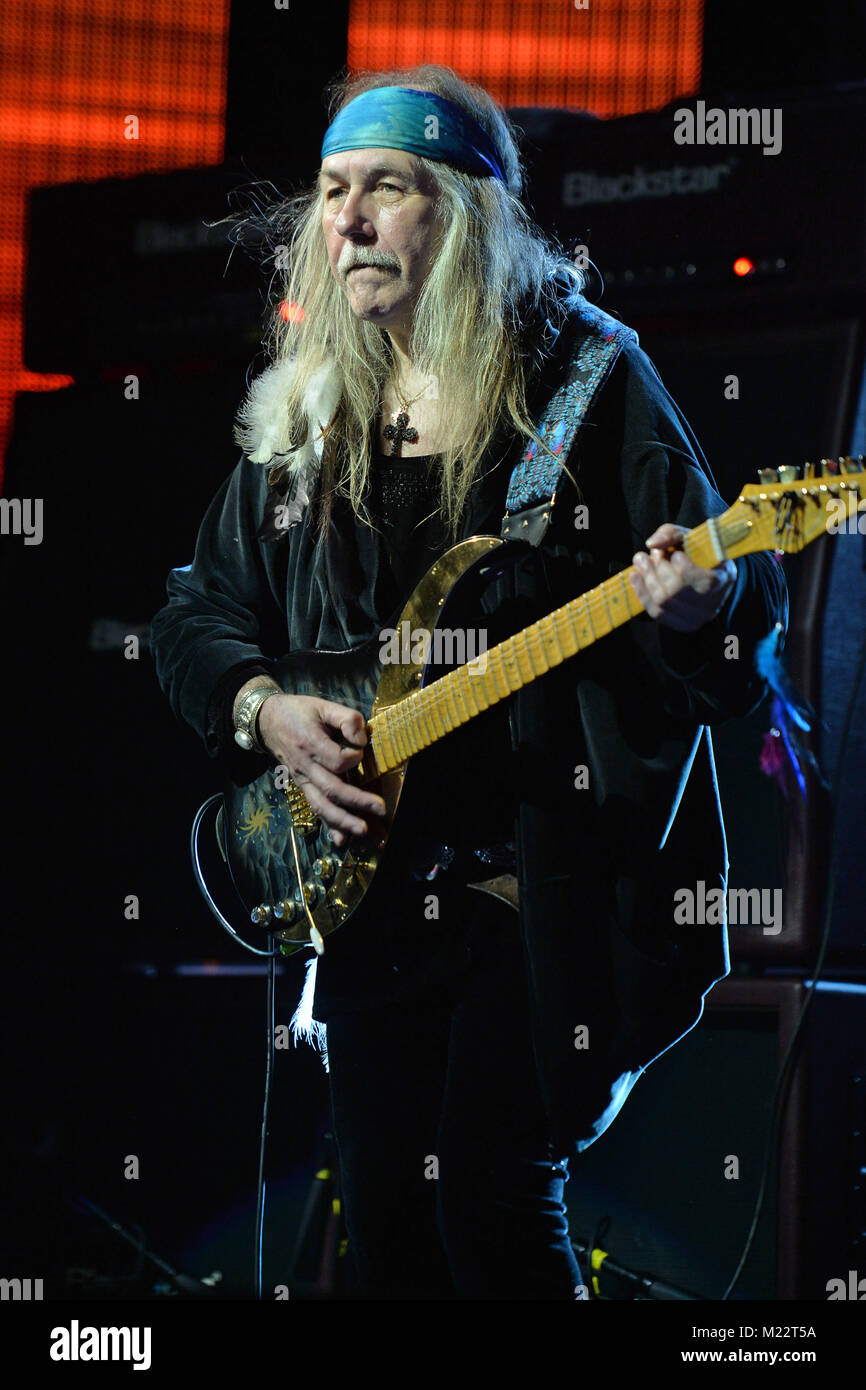 FORT LAUDERDALE, FL - FEBRUARY 26: Scorpions guitar player Uli Jon Roth ...