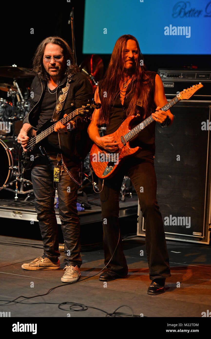 MIAMI, FL - FEBRUARY 21: Kip Winger, Reb Beach of Winger performs ...
