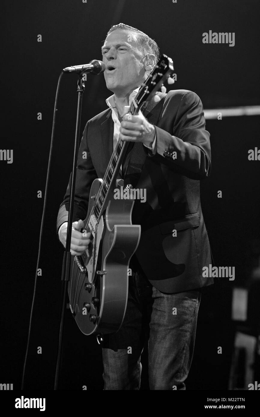 MIAMI BEACH, FL - FEBRUARY 20: Bryan Adams performs at the Fillmore on ...