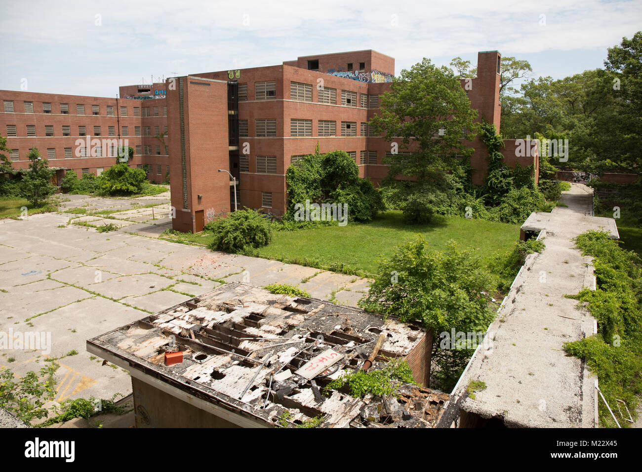 Kings Park Asylum. New York City. US Stock Photo - Alamy