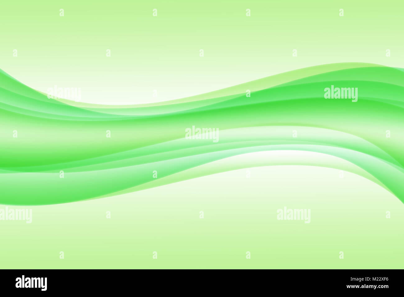 green wave abstract background Stock Photo - Alamy