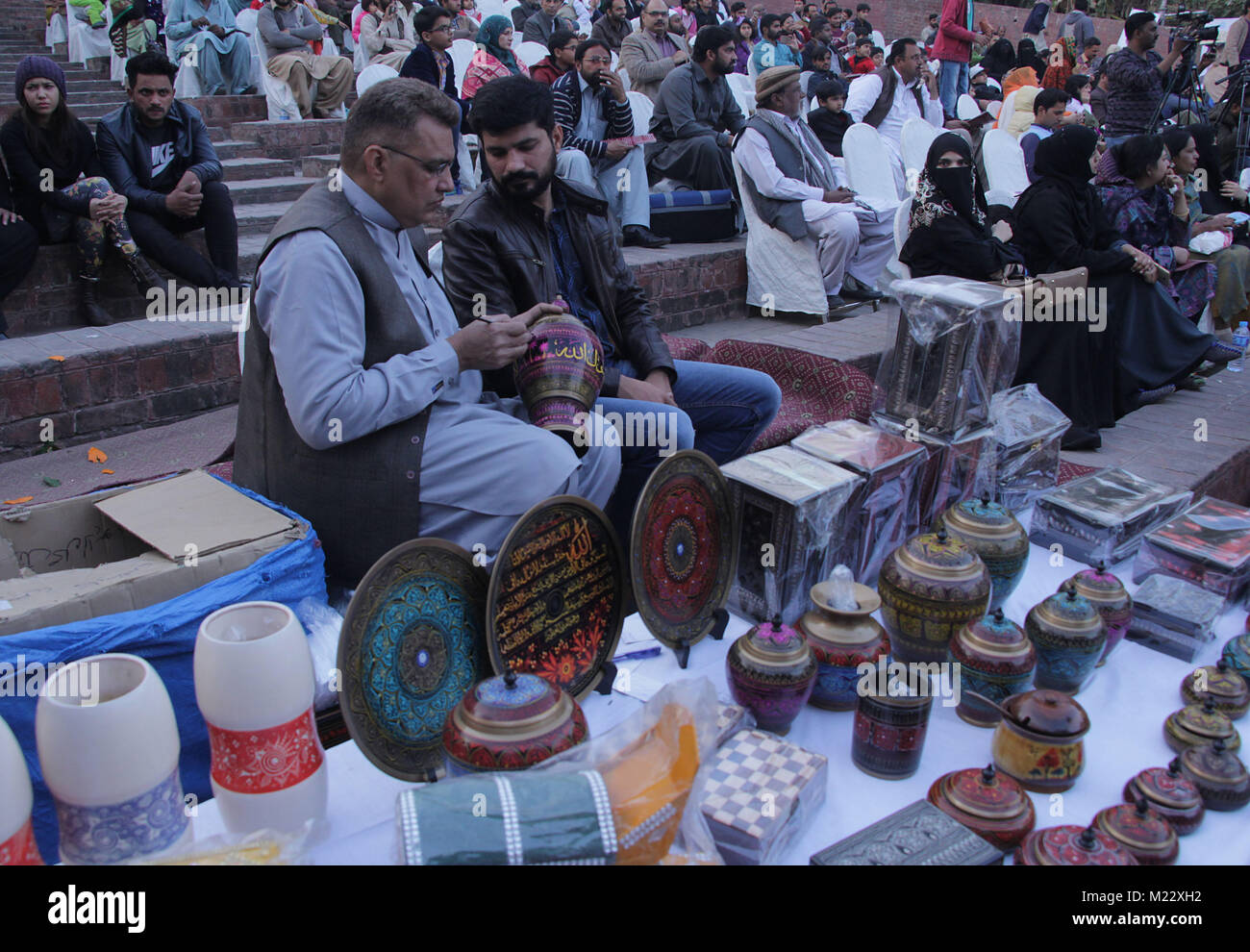 Lahore, Pakistan. 03rd Feb, 2018. Pakistani Artists perform during ...