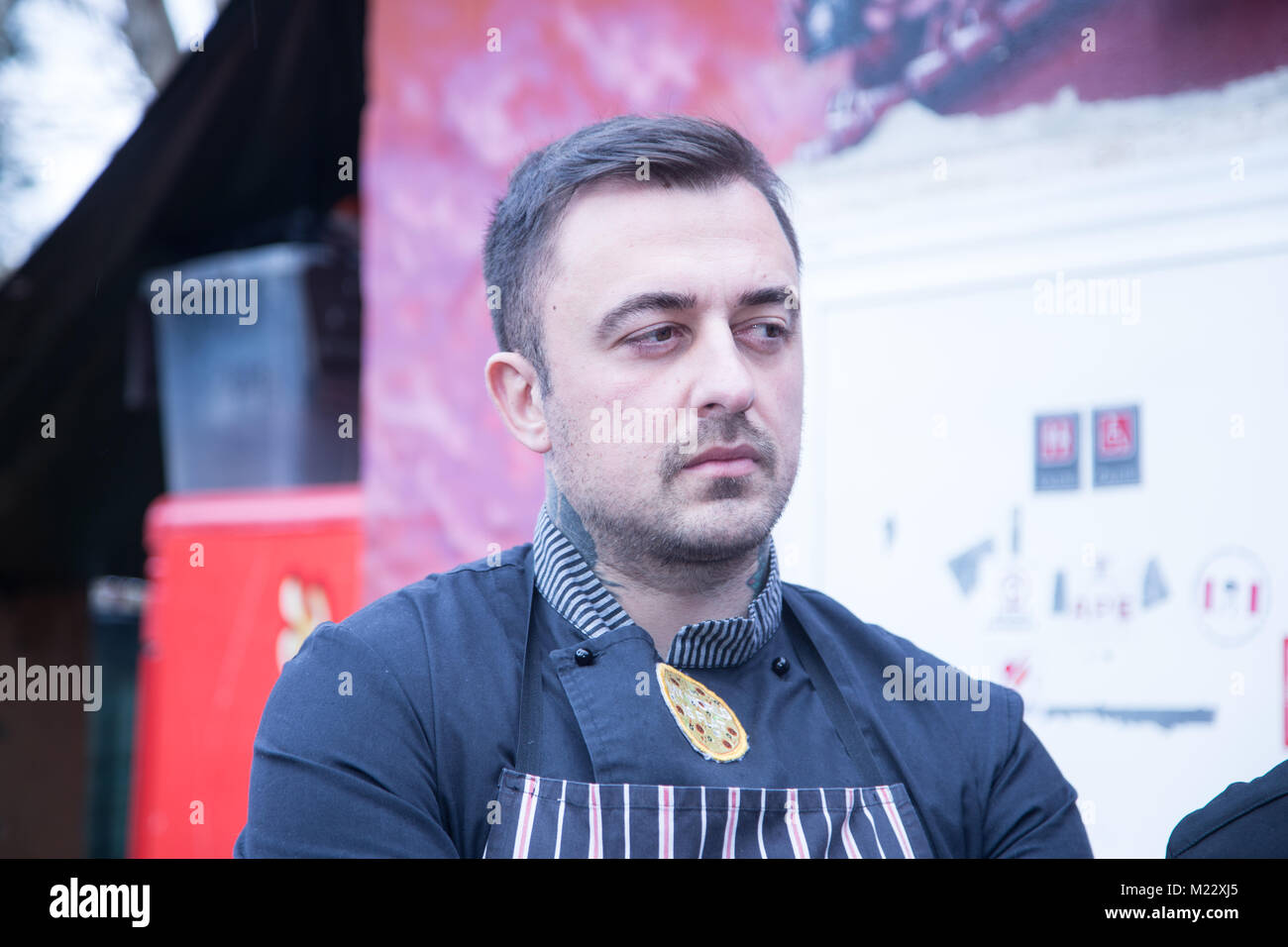 Rome, Italy. 03rd Feb, 2018. Italian chef Chef Rubio Credit: Matteo ...