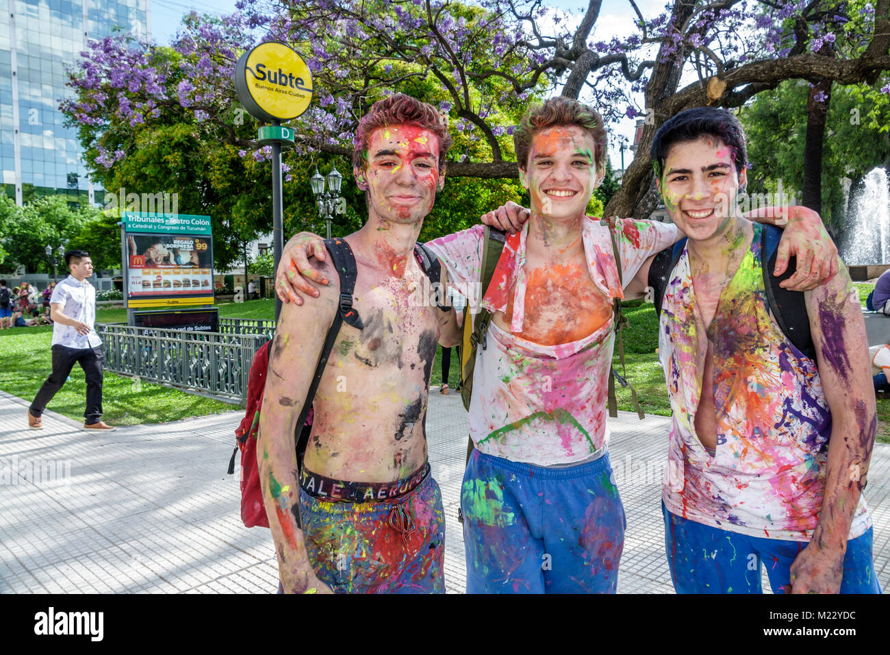Buenos Aires Argentina,Plaza Lavalle,park,teen teens teenager teenagers ...