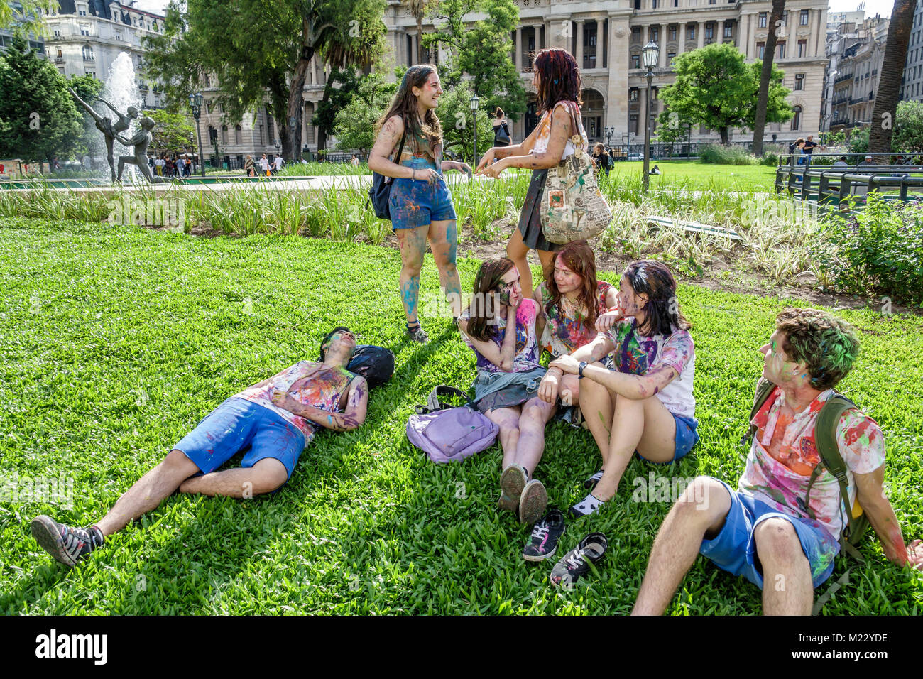 School argentina teens hi-res stock photography and images - Alamy