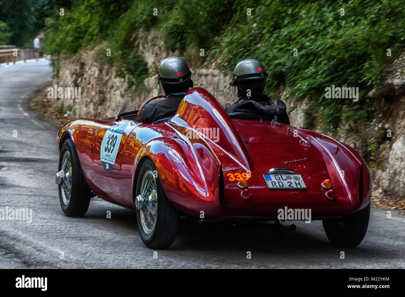 BIANCHI PANHARD ITALFRANCE 750 S COLLI 1954 on an old racing car in ...