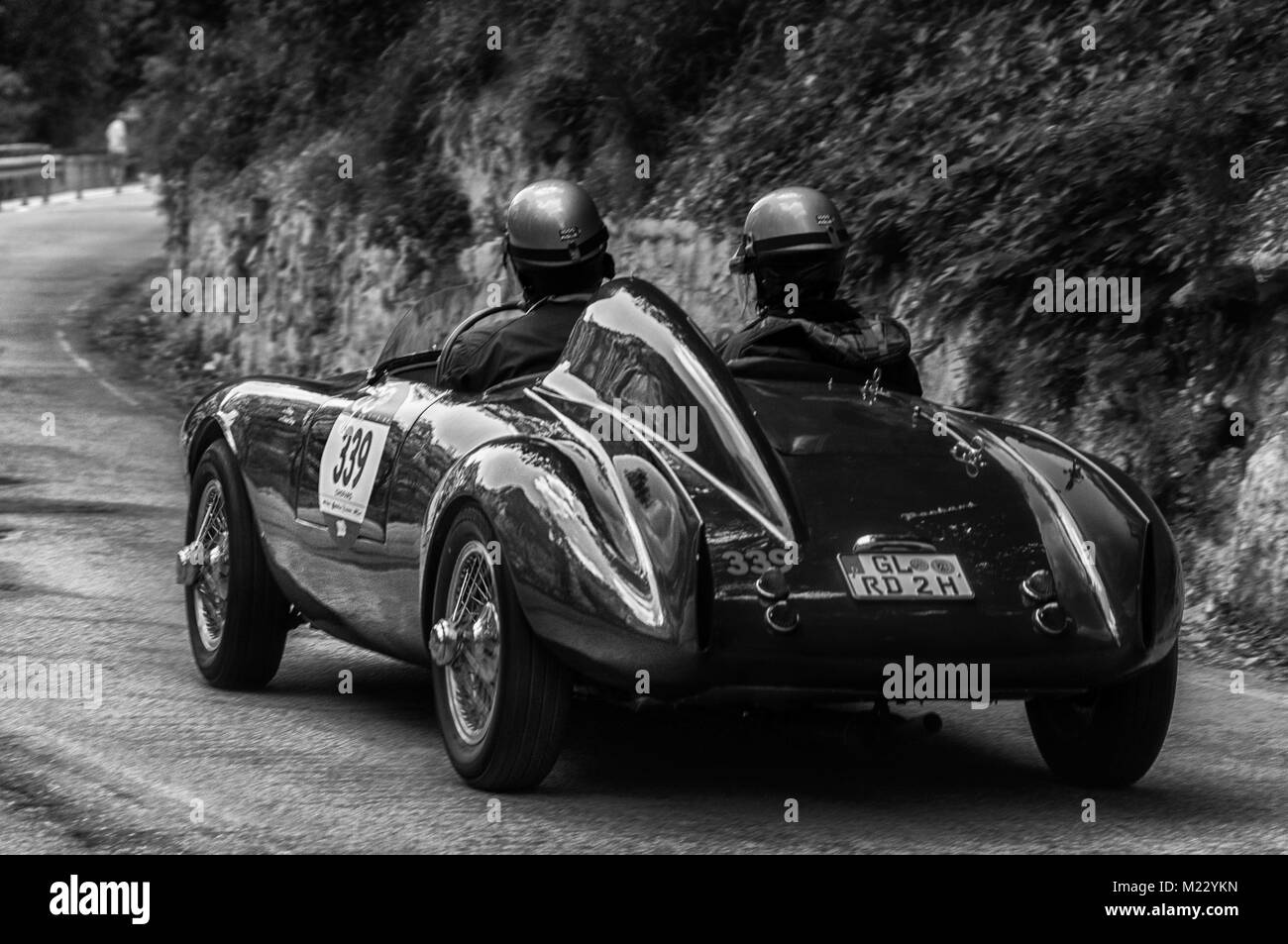 BIANCHI PANHARD ITALFRANCE 750 S COLLI 1954 on an old racing car in ...