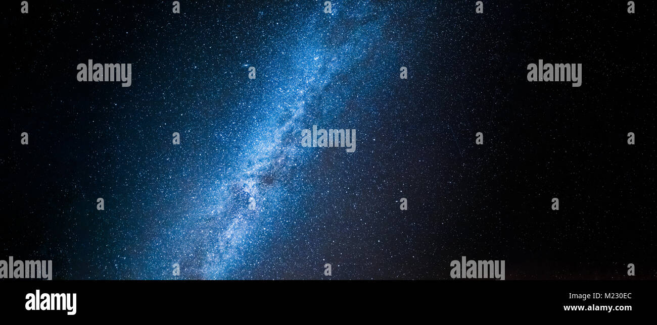 Beautiful universe and constellation with million stars at night Stock ...
