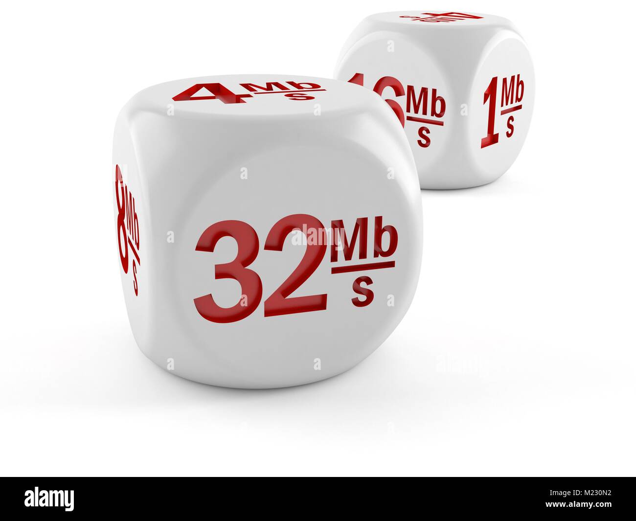 Internet speed concept isolated on white background Stock Photo - Alamy