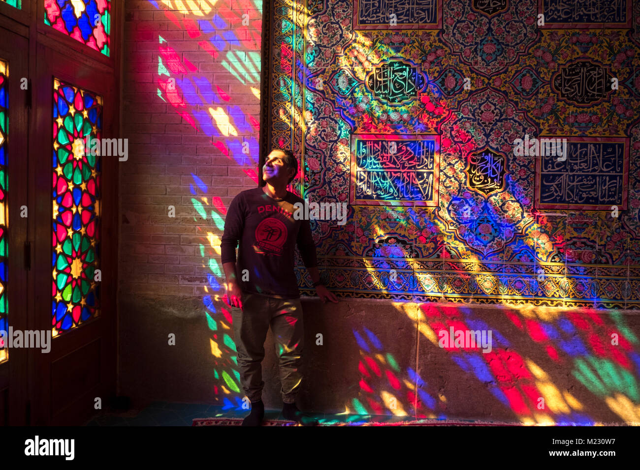 Light coming through stained glass hi-res stock photography and images ...