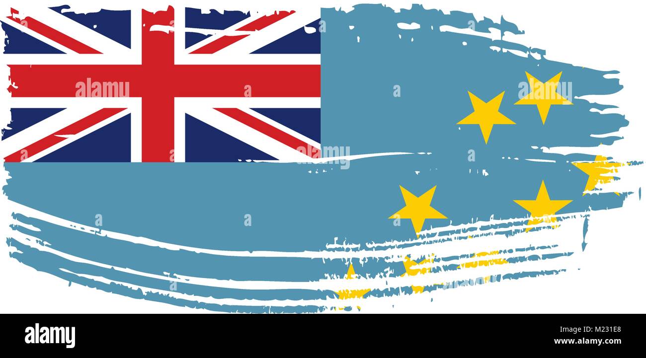 Tuvalu flag, vector illustration Stock Vector Image & Art - Alamy