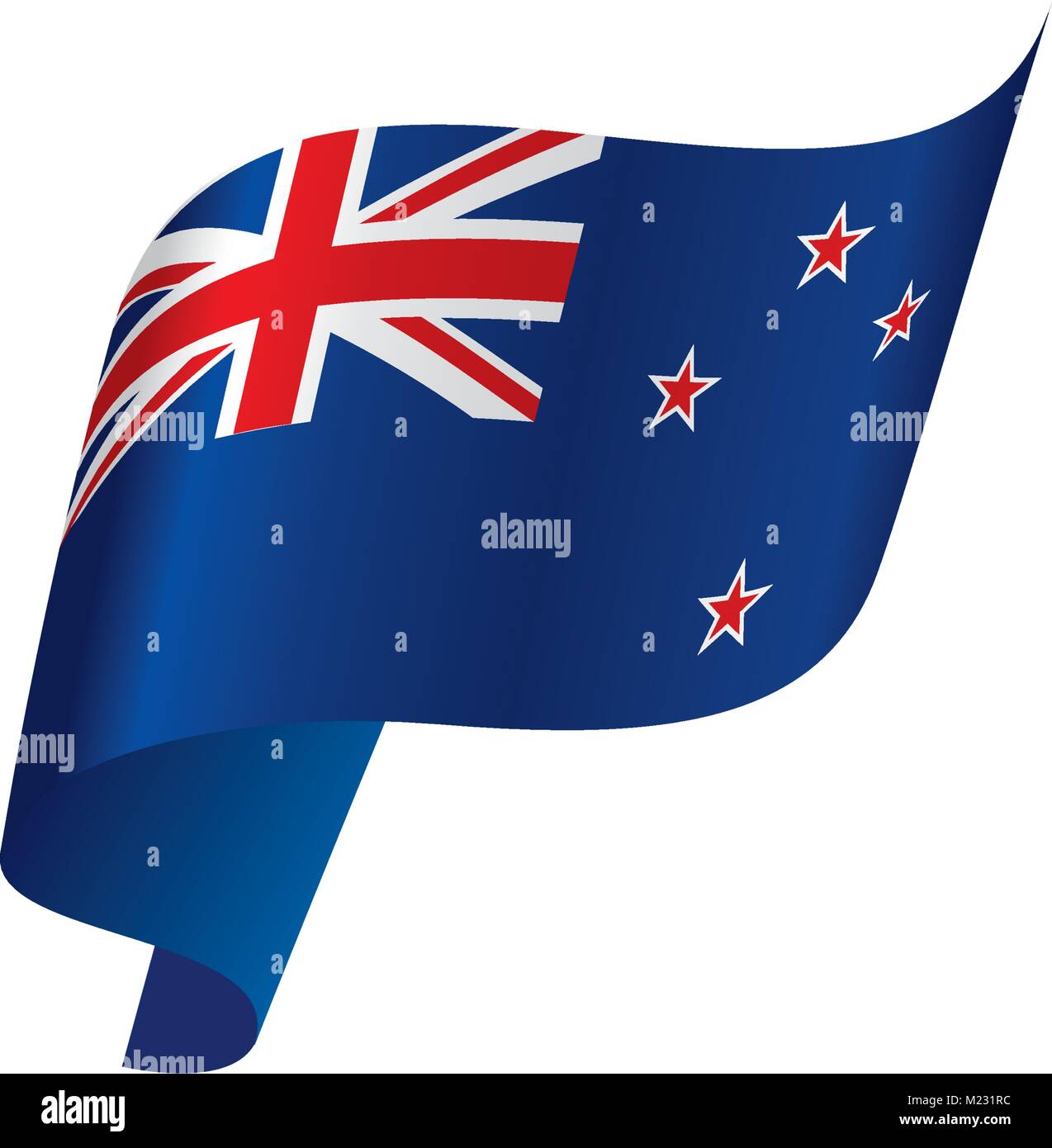 New Zealand flag, vector illustration Stock Vector Image & Art - Alamy