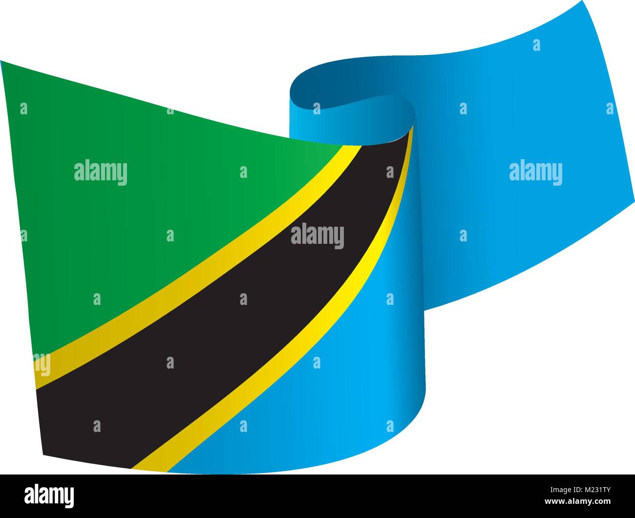 Tanzania flag, vector illustration Stock Vector Image & Art - Alamy