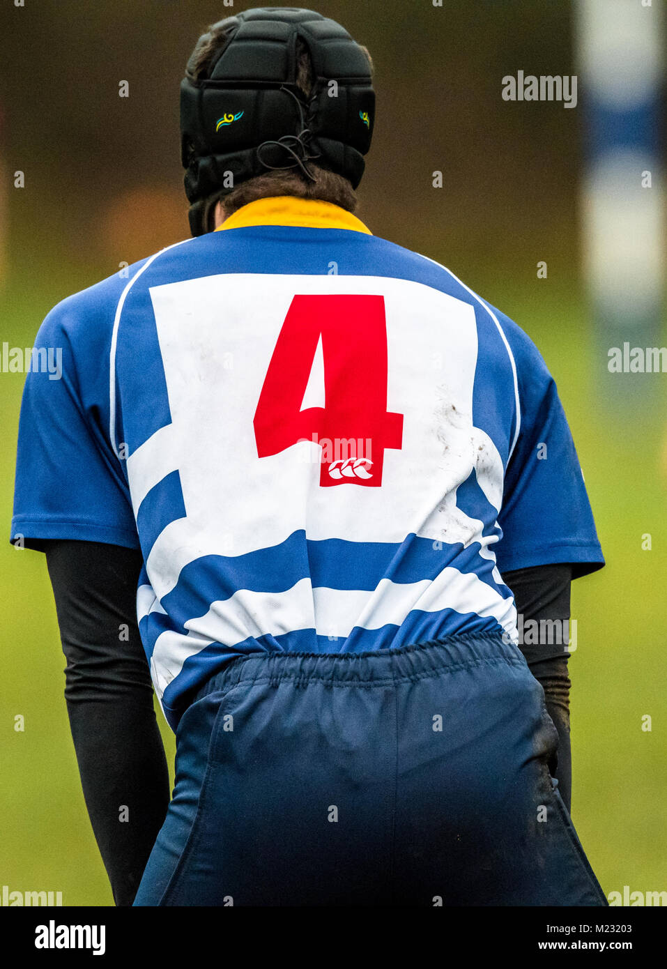Rugby number 4 hi-res stock photography and images - Alamy