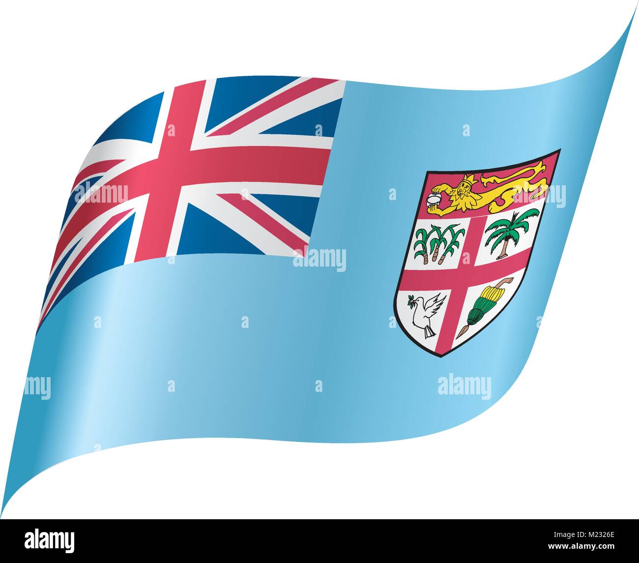 Fiji flag, vector illustration Stock Vector Image & Art - Alamy