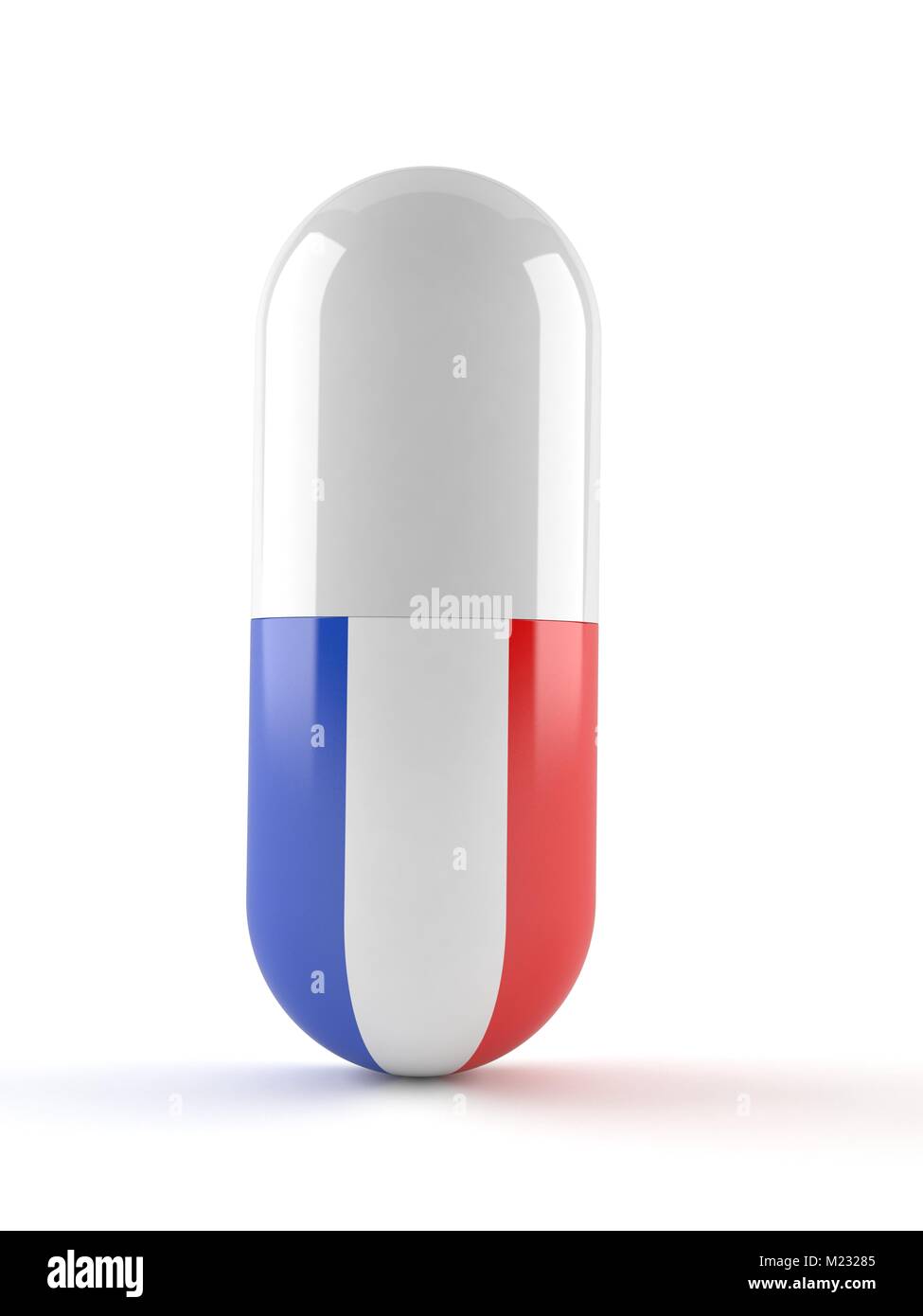 Pill capsule france flag french hi-res stock photography and images - Alamy