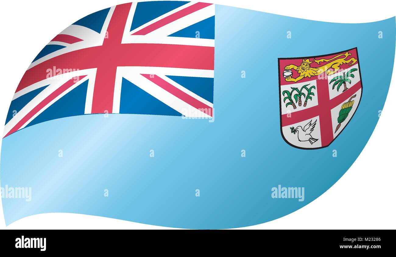 Fiji flag, vector illustration Stock Vector Image & Art - Alamy