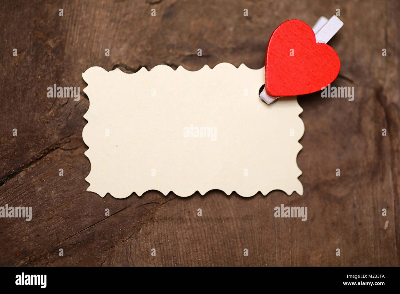white sheet paper love notes and heart shape Stock Photo - Alamy