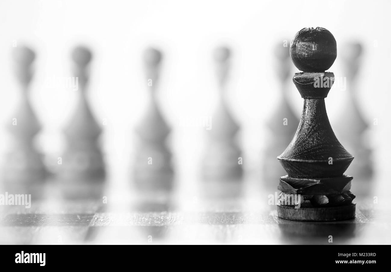 chess piece pawn on board Stock Photo - Alamy