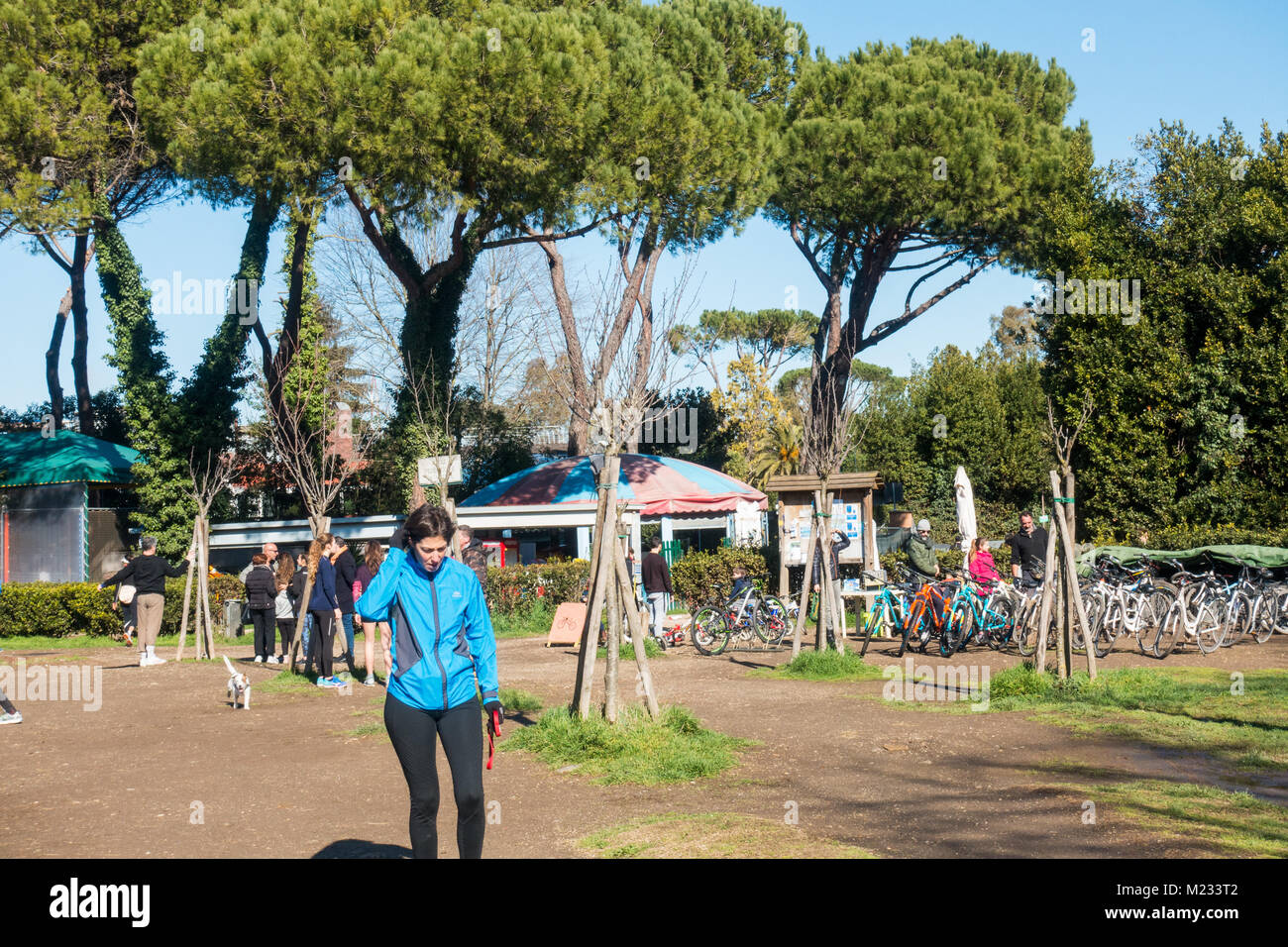 Rome park hi-res stock photography and images - Alamy